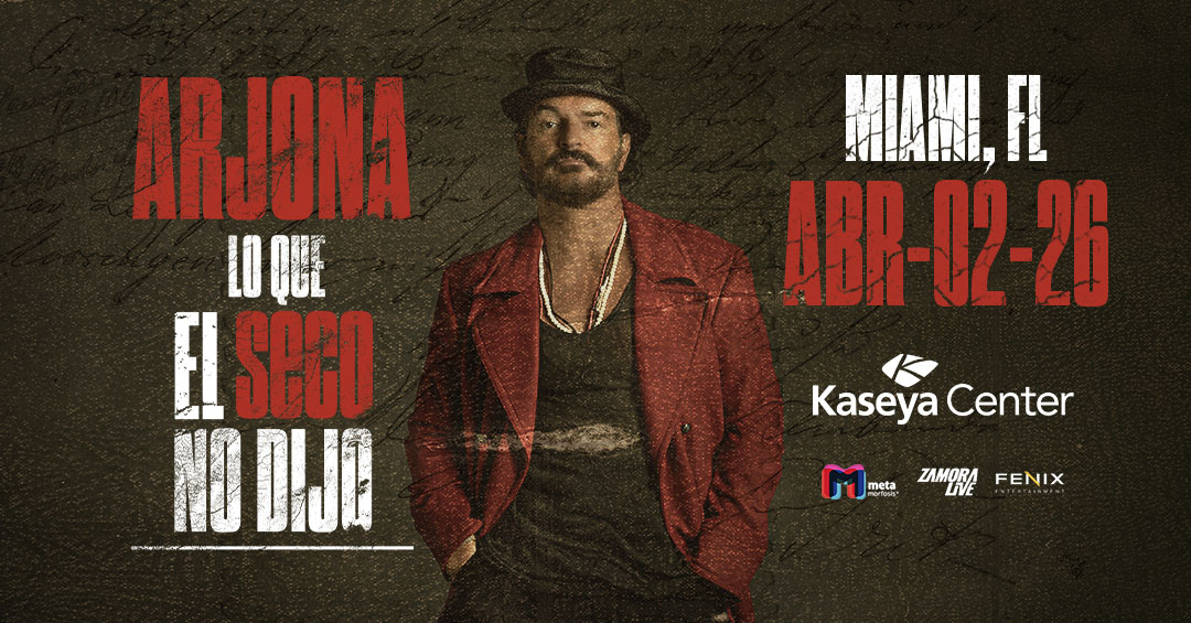 Arjona Lo Que El SECO No Dijo TOUR 2026